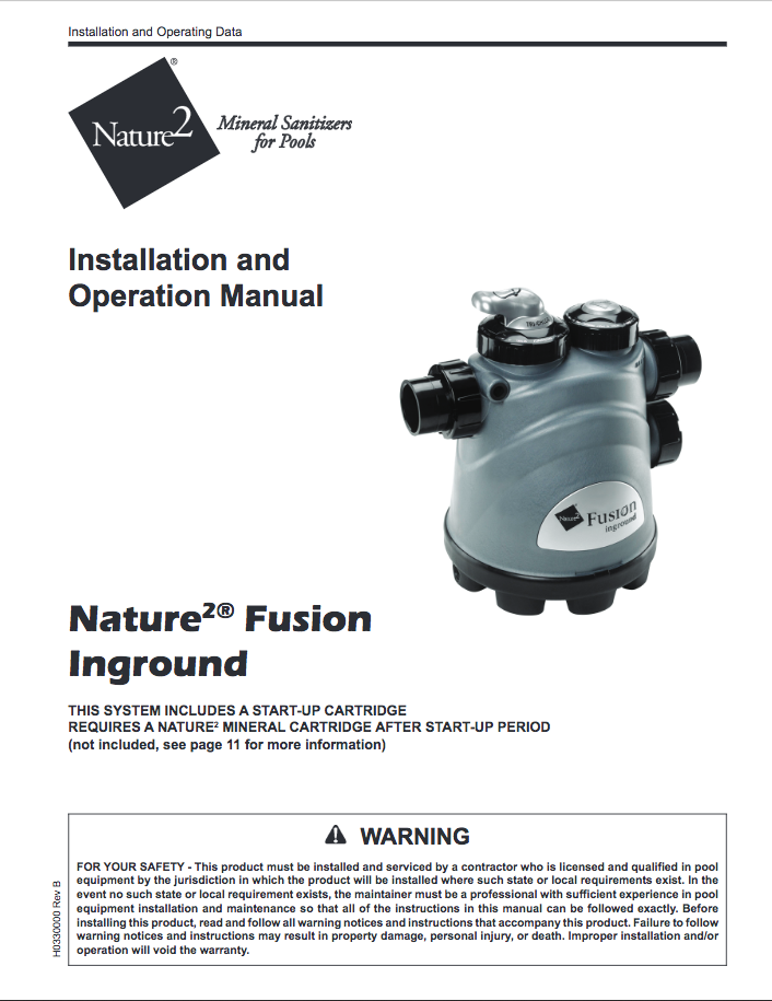 Nature2 Fusion Inground Mineral Sanitizer